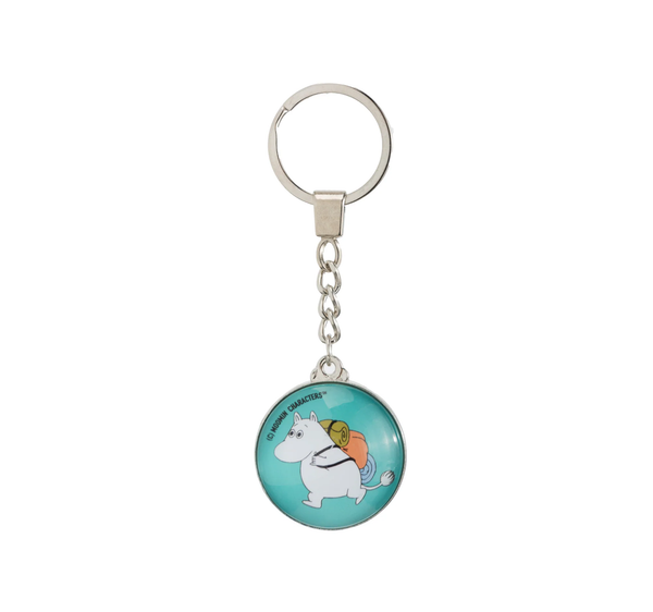 Moomintroll Adventuring Key Ring Turquoise - Nordicbuddies | Moomin ...