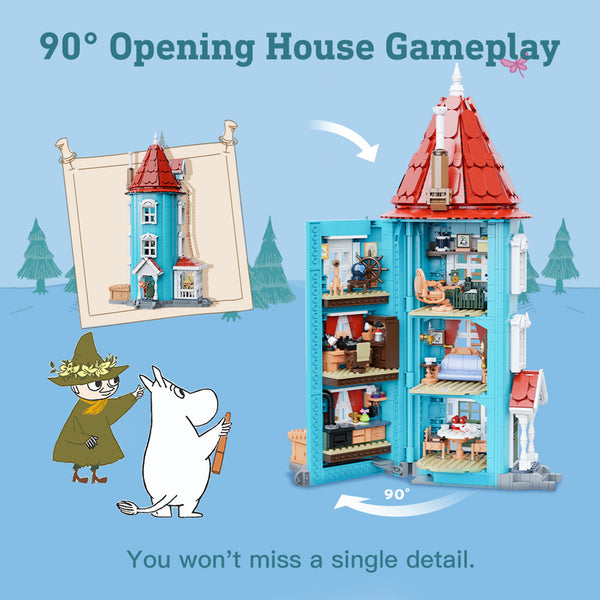 Moomin House Building Block Model | Moomin Shop United States - The ...