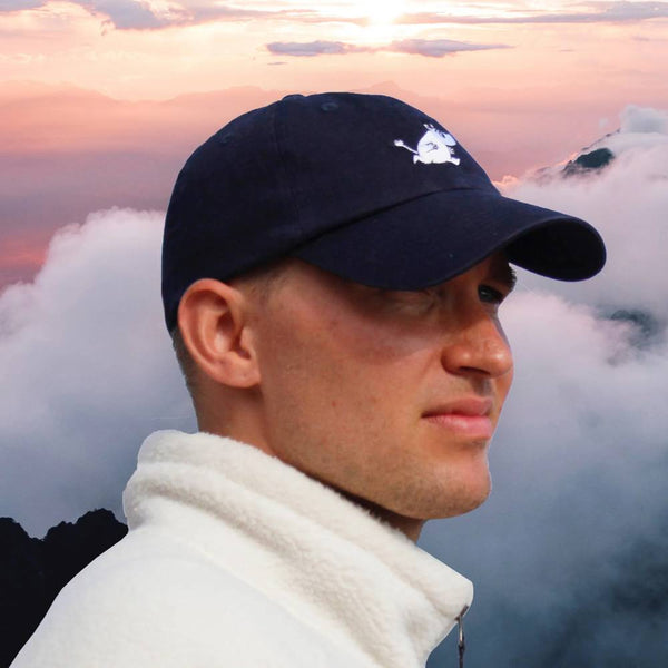 Moomintroll Running Dad Cap Dark Blue - Nordicbuddies | Moomin Shop ...