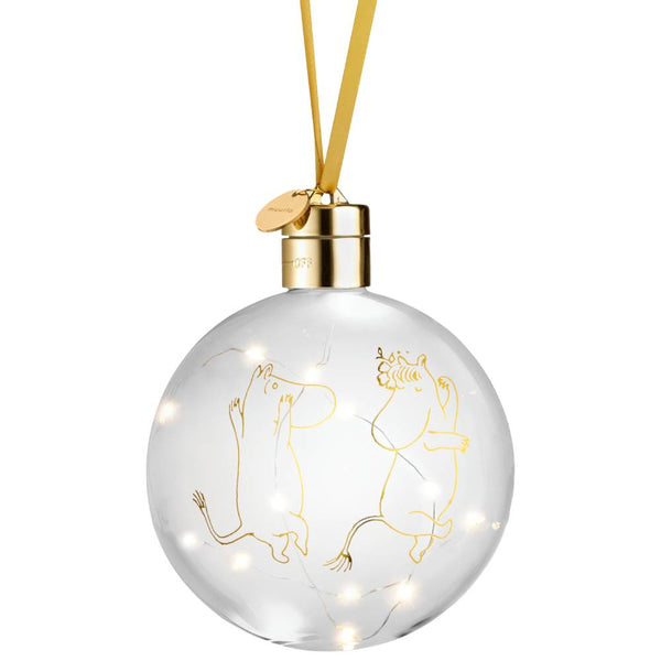 Moomin 80 Glass Bauble & LED Lights 4.3 inches | Moomin Shop United ...