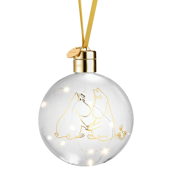 Moomin 80 Glass Bauble & LED Lights 4.3 inches | Moomin Shop United ...