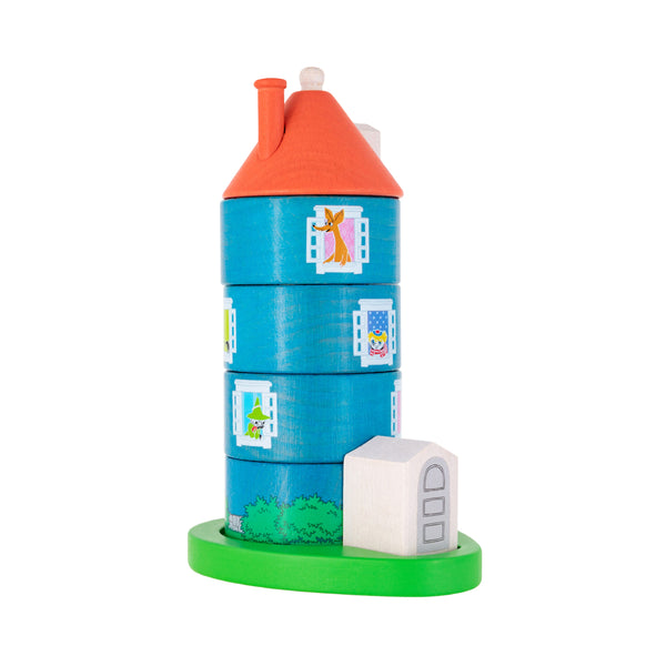 Moominhouse Stackable Wooden Toy - Martinex | Moomin Shop US - The ...