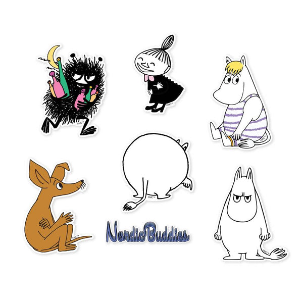 Moomin Stinky Stickers 6-set - Nordicbuddies - The Official Moomin Shop ...