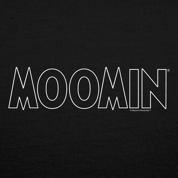 Moomin Logo White Outline Adult T-Shirt | Moomin Shop US - The Official ...
