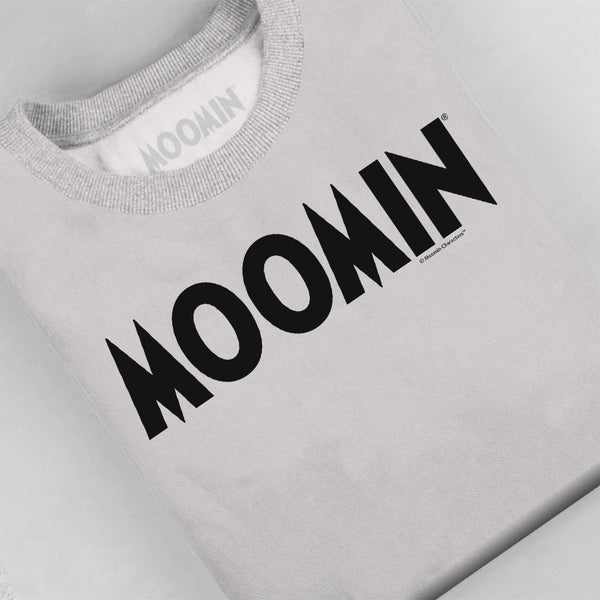 Moomin Black Text Logo Adult Sweatshirt | Moomin Shop US - The Official ...