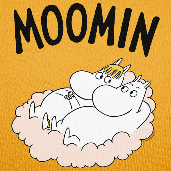 Moomin Moomintroll And Snorkmaiden Relaxing On A Cloud Adult Sweatshirt ...