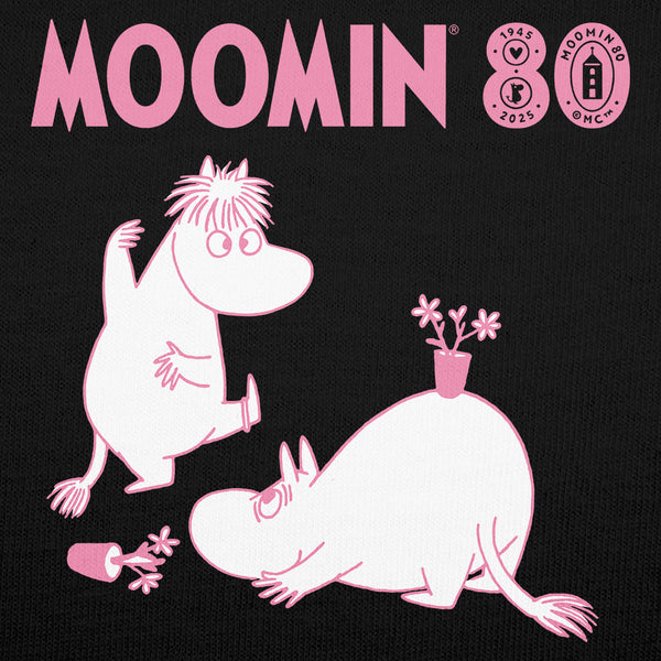 Moomin Moomintroll & Snorkmaiden 80th Anniversary Adult T-Shirt ...