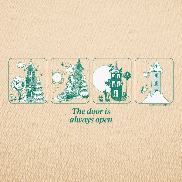 Moomin House The Door Is Always Open 80th Anniversary Adult T-Shirt | Moomin Shop US - The ...