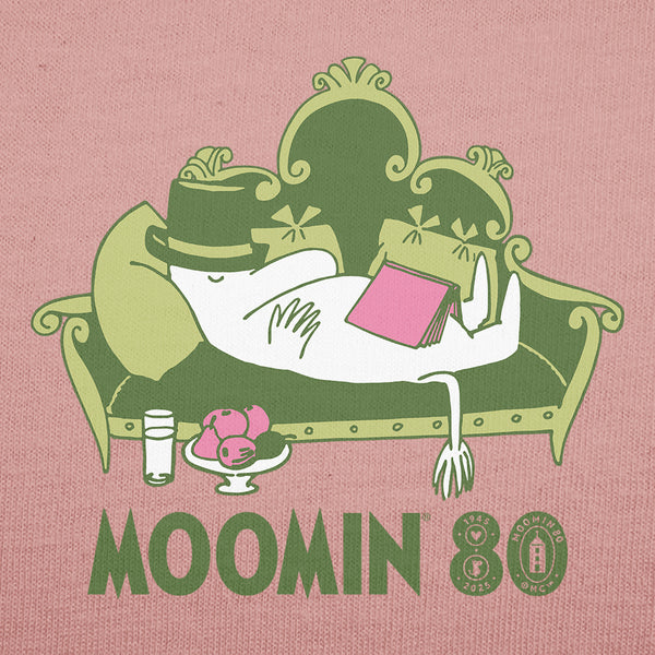 Moomin 80th Anniversary Mooominpappa Snooze Adult T-Shirt | Moomin Shop ...