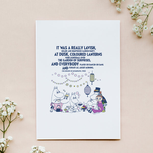 Moomin Really Lavish The Exploits Of Moominpappa Quote Print | Moomin ...