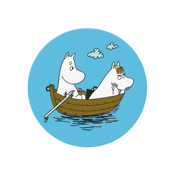 Moomin Moomintroll And Snorkmaiden Sailing Wooden Single Coaster ...