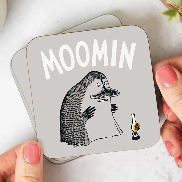 Moomin The Groke Wooden Single Coaster | Moomin Shop US - The Official ...
