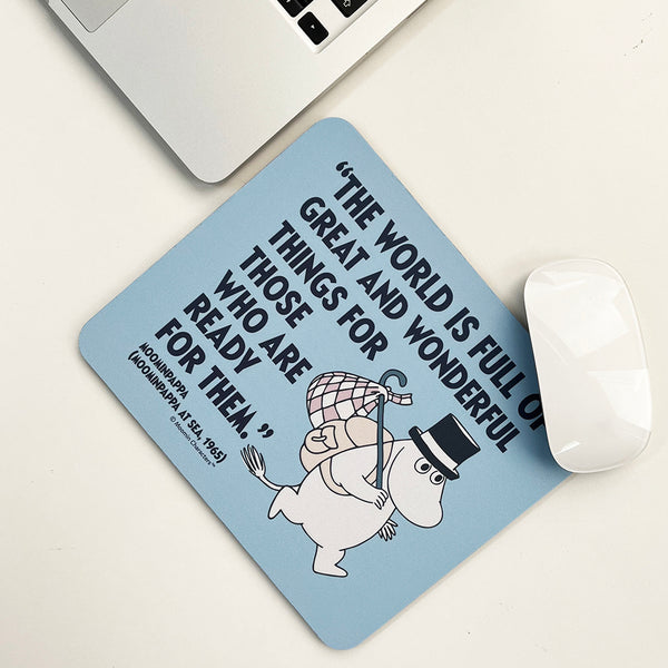 Moomin Moominpappa Great And Wonderful Things Mouse Pad | Moomin Shop ...