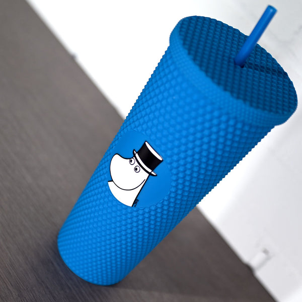 Moomin Moominpappa Drinking Cup With Straw - Blue | Moomin Shop US ...