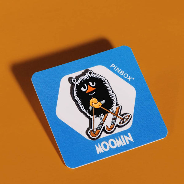 Moomin Pin Skiing Stinky - Pinbox | Moomin Shop United States - The ...