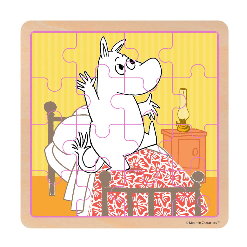 Moomin Wooden Square Puzzle Bedtime Jumping - Barbo Toys | Moomin Shop ...