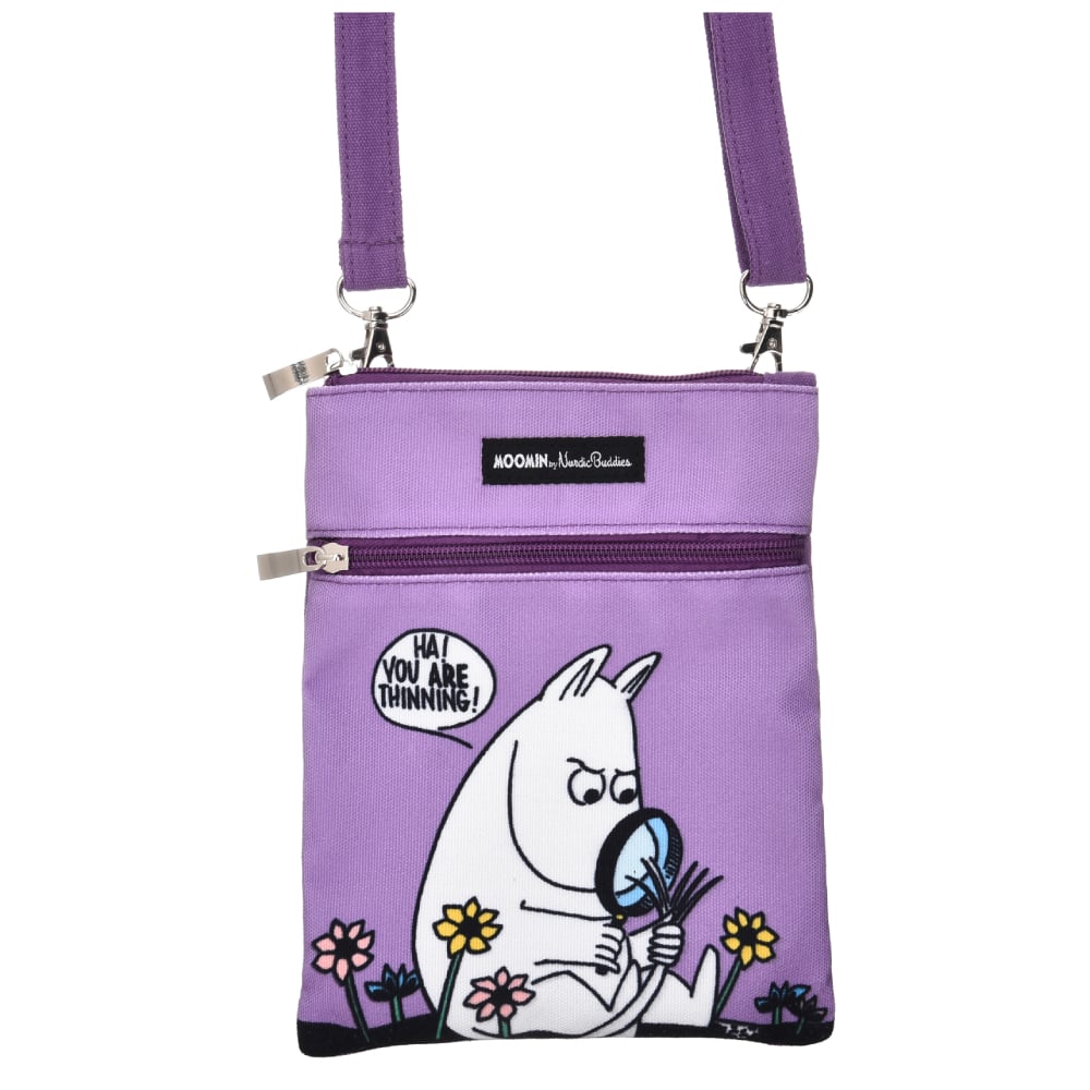 Moomintroll Flowers Passport Bag - Nordicbuddies - The Official Moomin ...